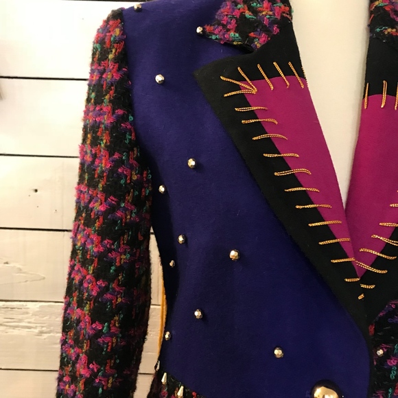 Jessica Lauren | Jackets & Coats | 8s Jessica Lauren Statement Tweed ...